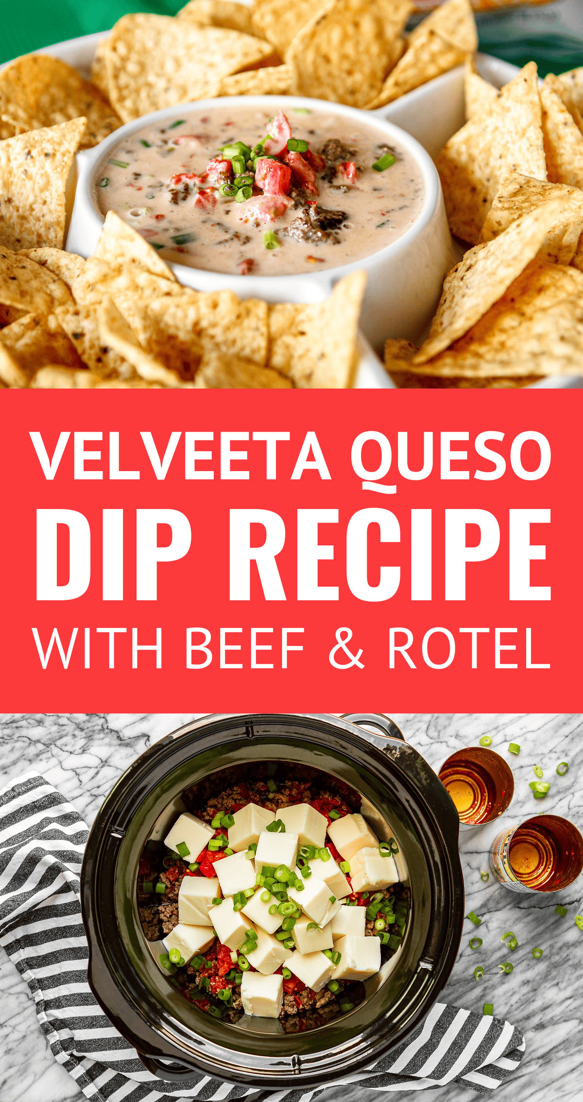 elveeta Queso Recipe with Beef & Rotel (4 Ingredients!)