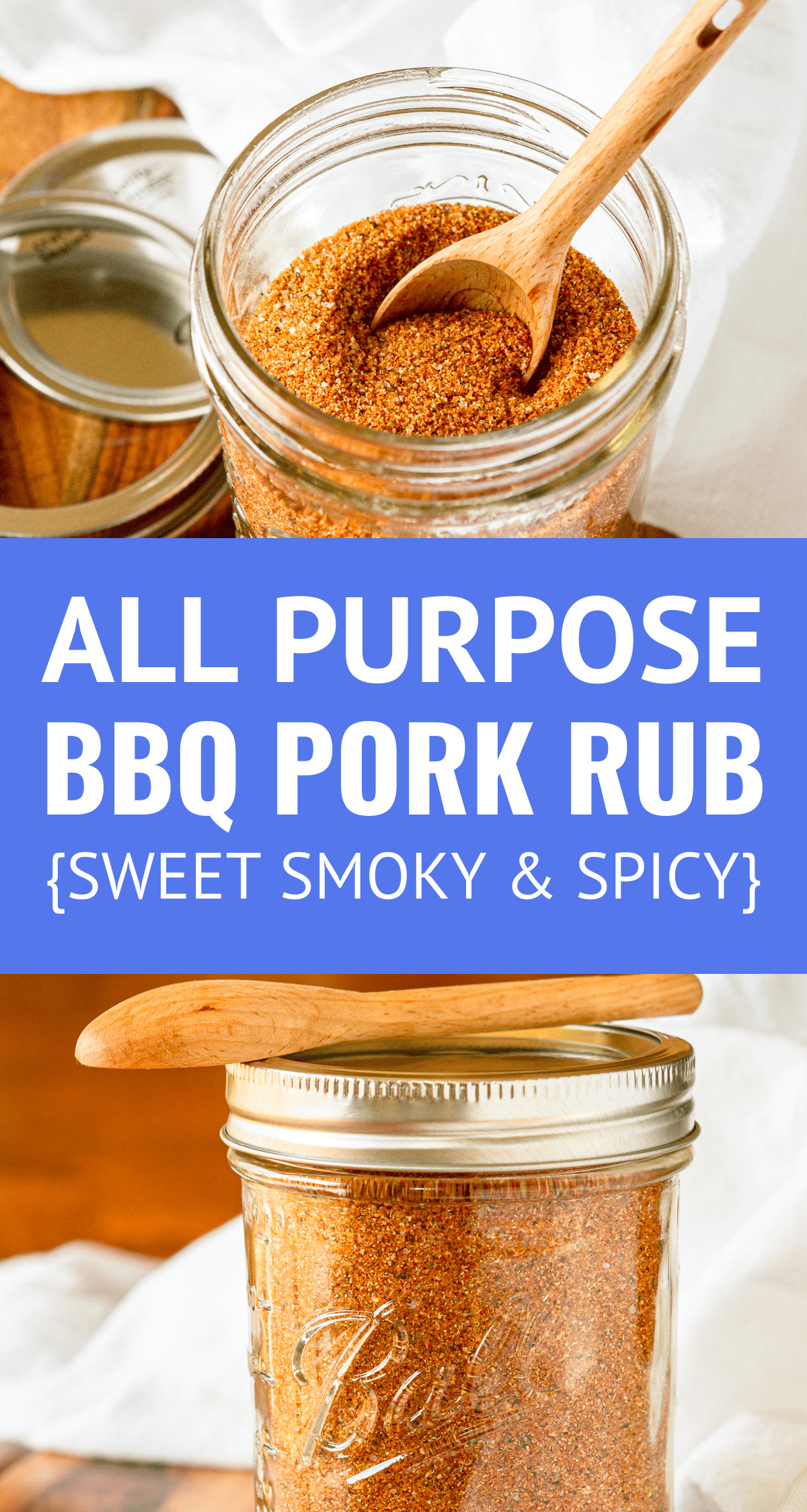 Sweet Smoky & Spicy All-Purpose BBQ Pork Rub Recipe