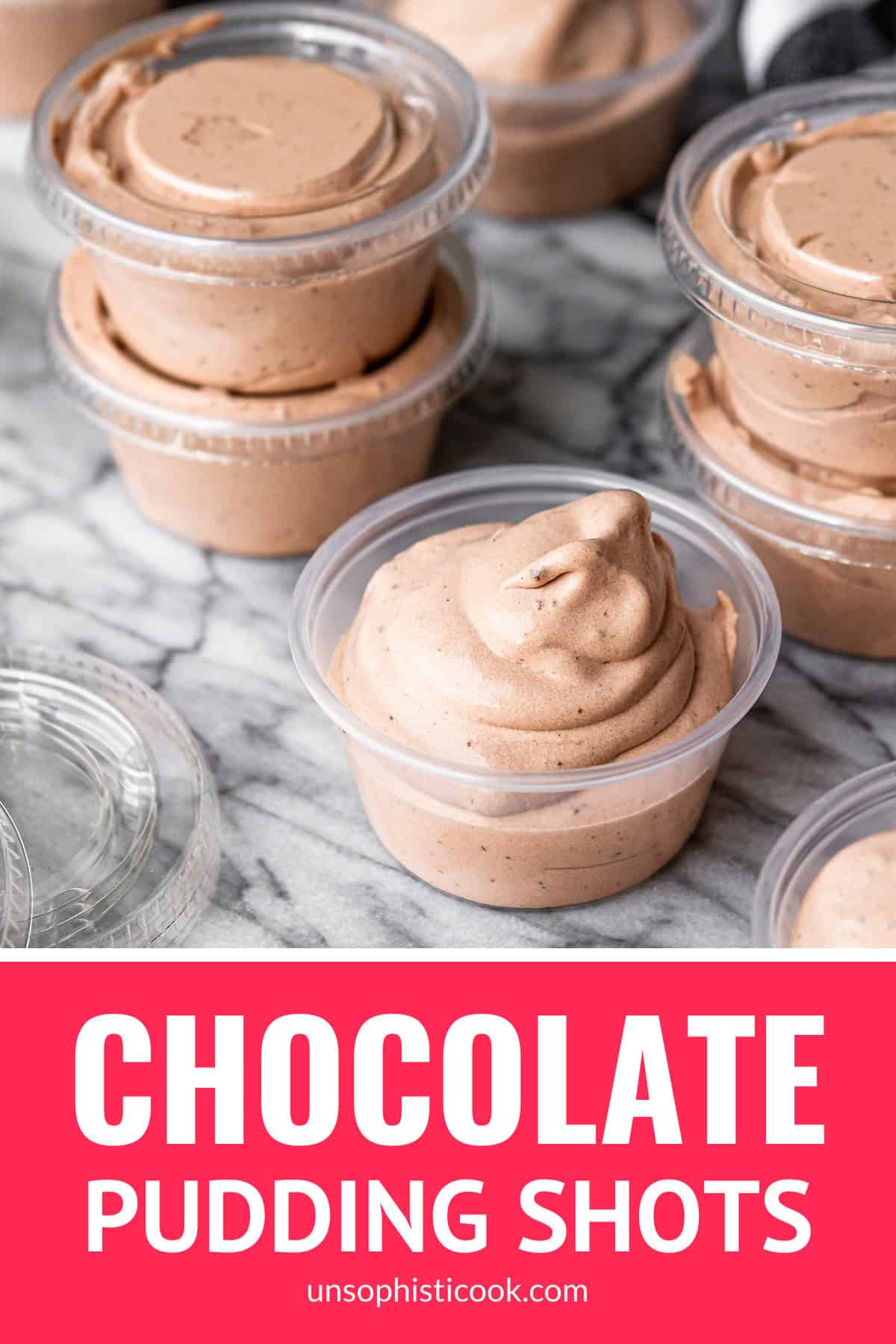 Easy 5-Ingredient Chocolate Pudding Shots