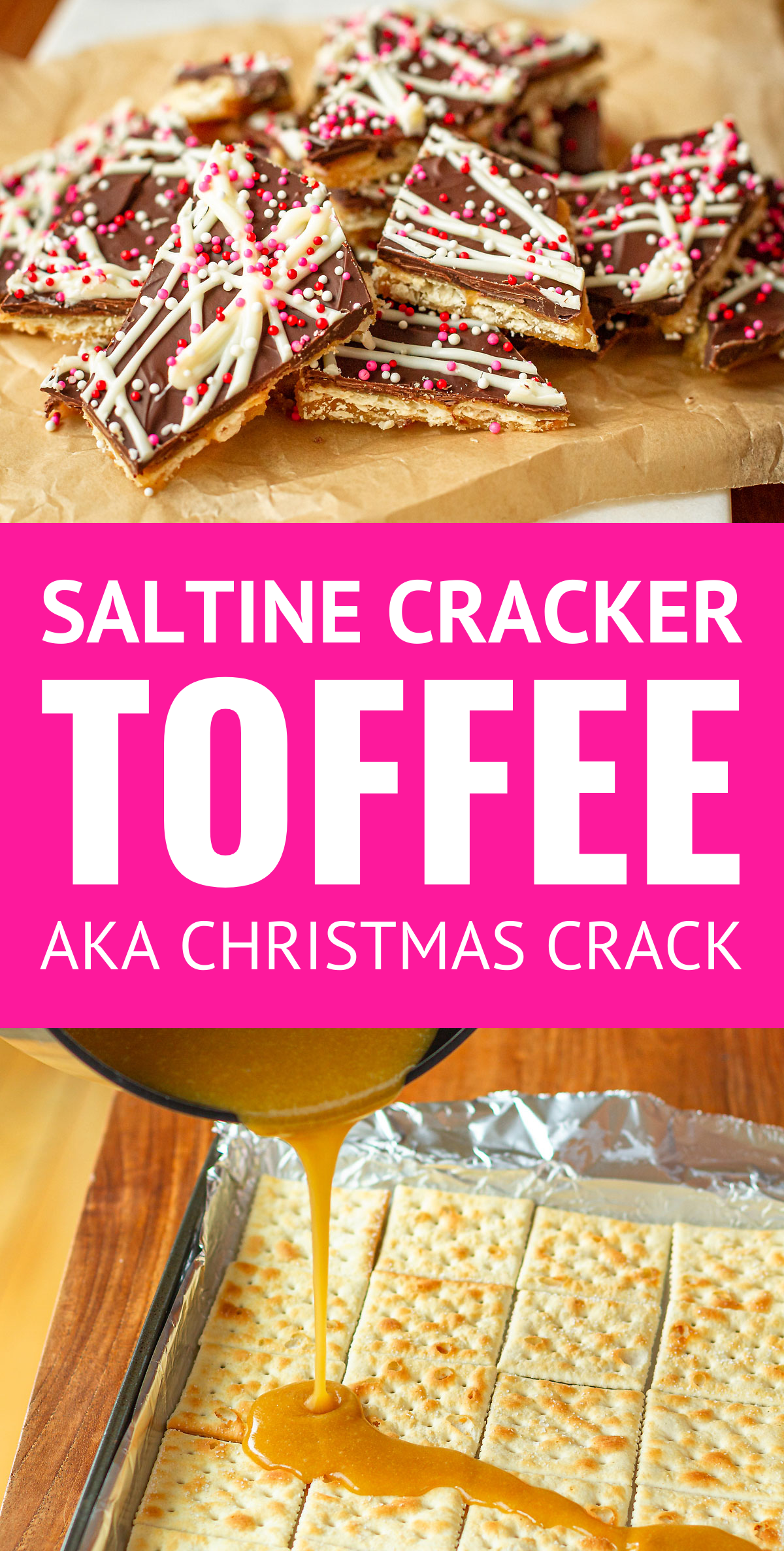 4-Ingredient Saltine Cracker Toffee (Crack Crackers)