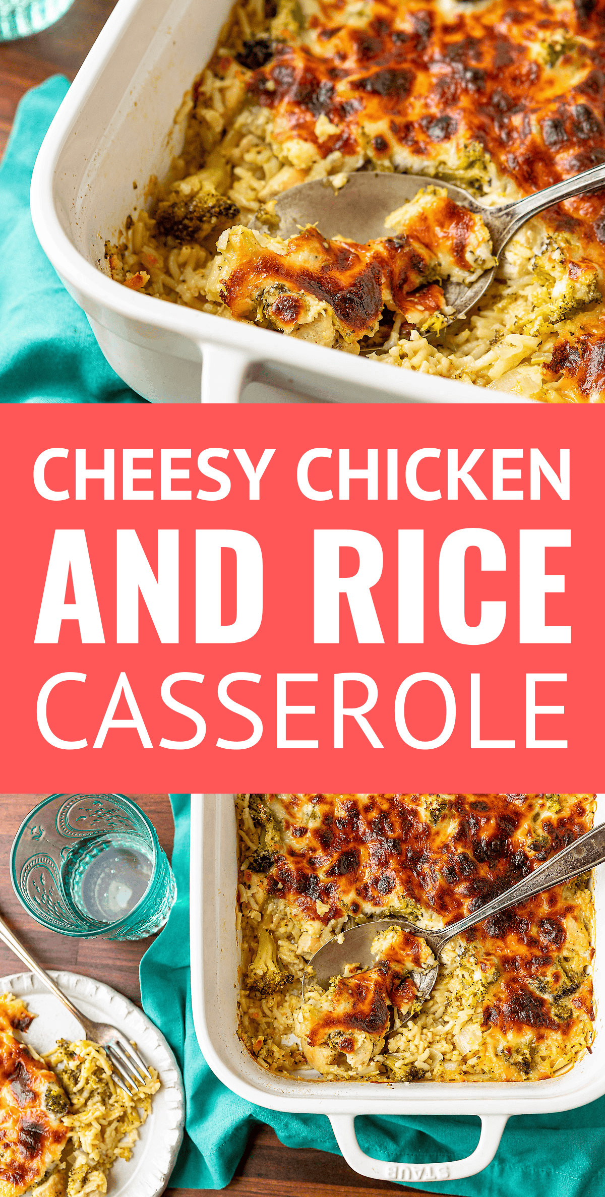 Shortcut Cheesy Chicken and Rice Casserole Recipe