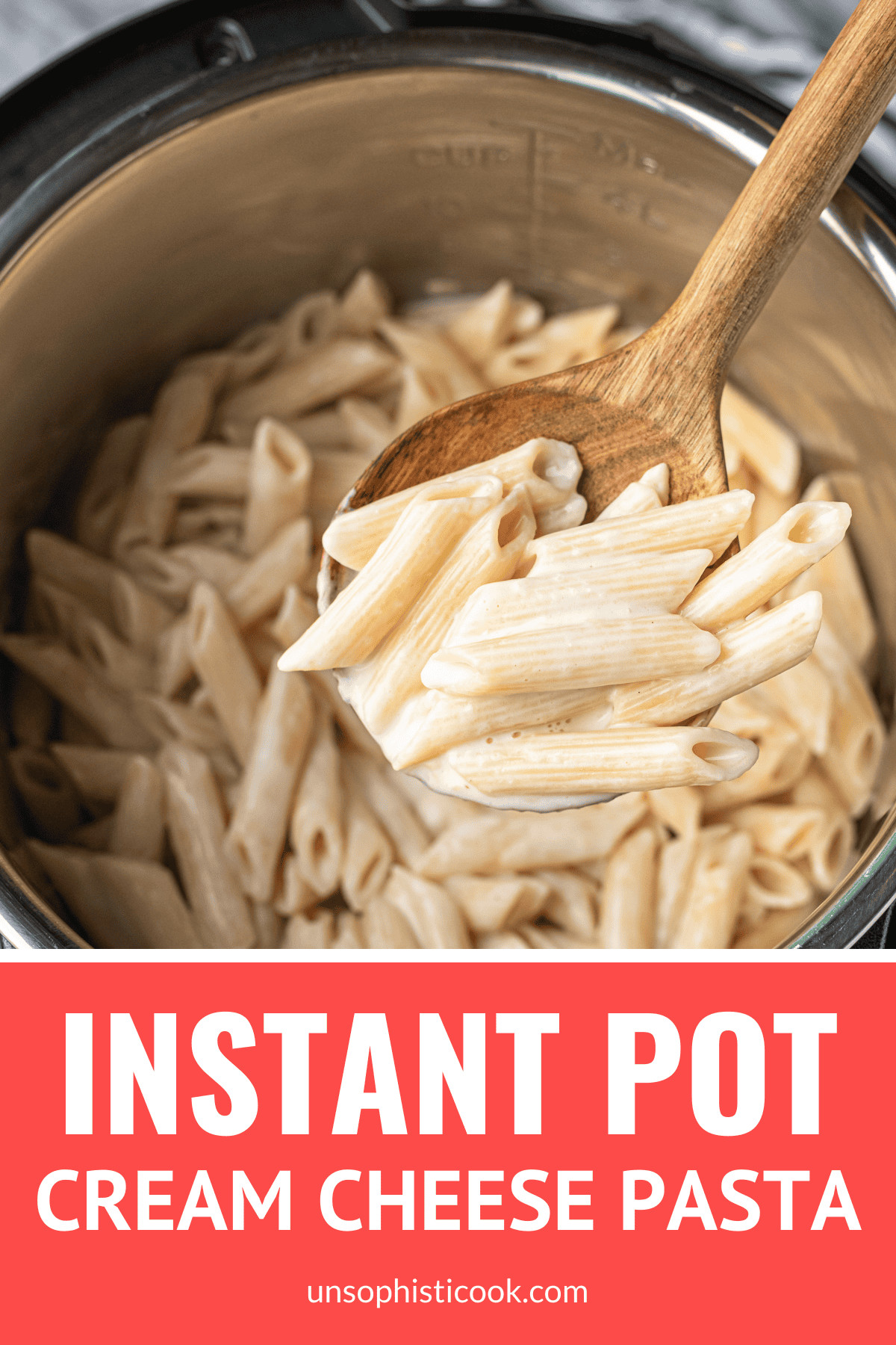 Easy Cream Cheese Pasta (Instant Pot Pasta Recipe)
